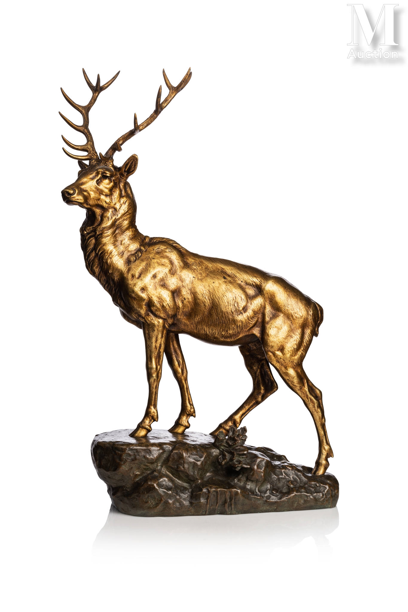 Clovis Edmond Masson | Grand cerf | MutualArt