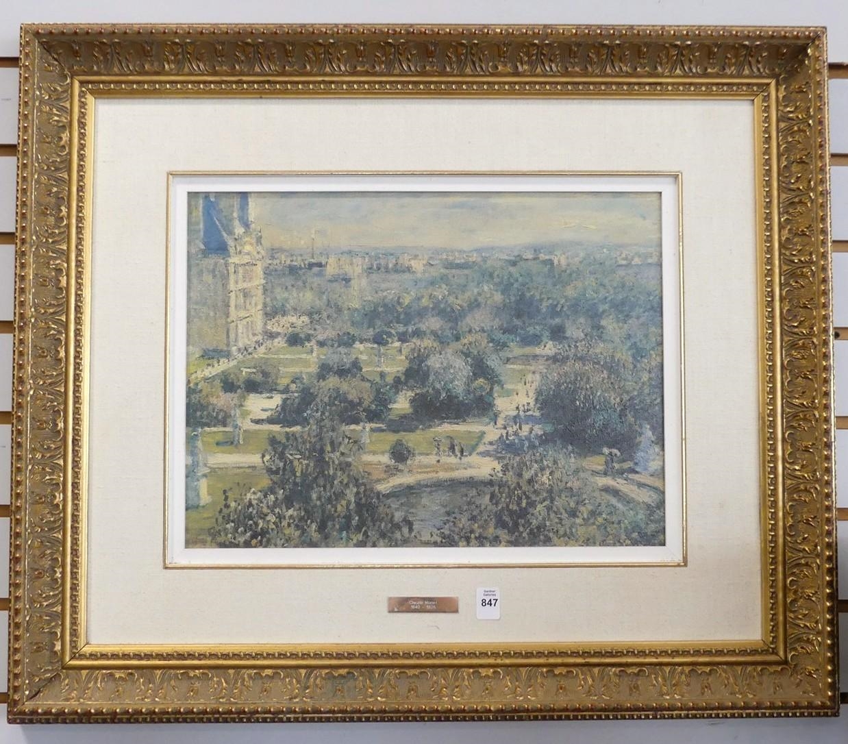 Claude Monet | CLAUDE MONET TEXTURED PRINT | MutualArt