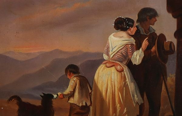 Gerolamo Induno | Characters in prayer | MutualArt