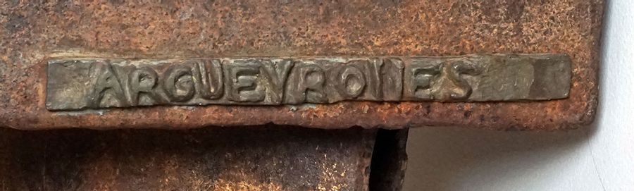 Jean-Jacques Argueyrolles | ) Important wrought iron sideboard of ...