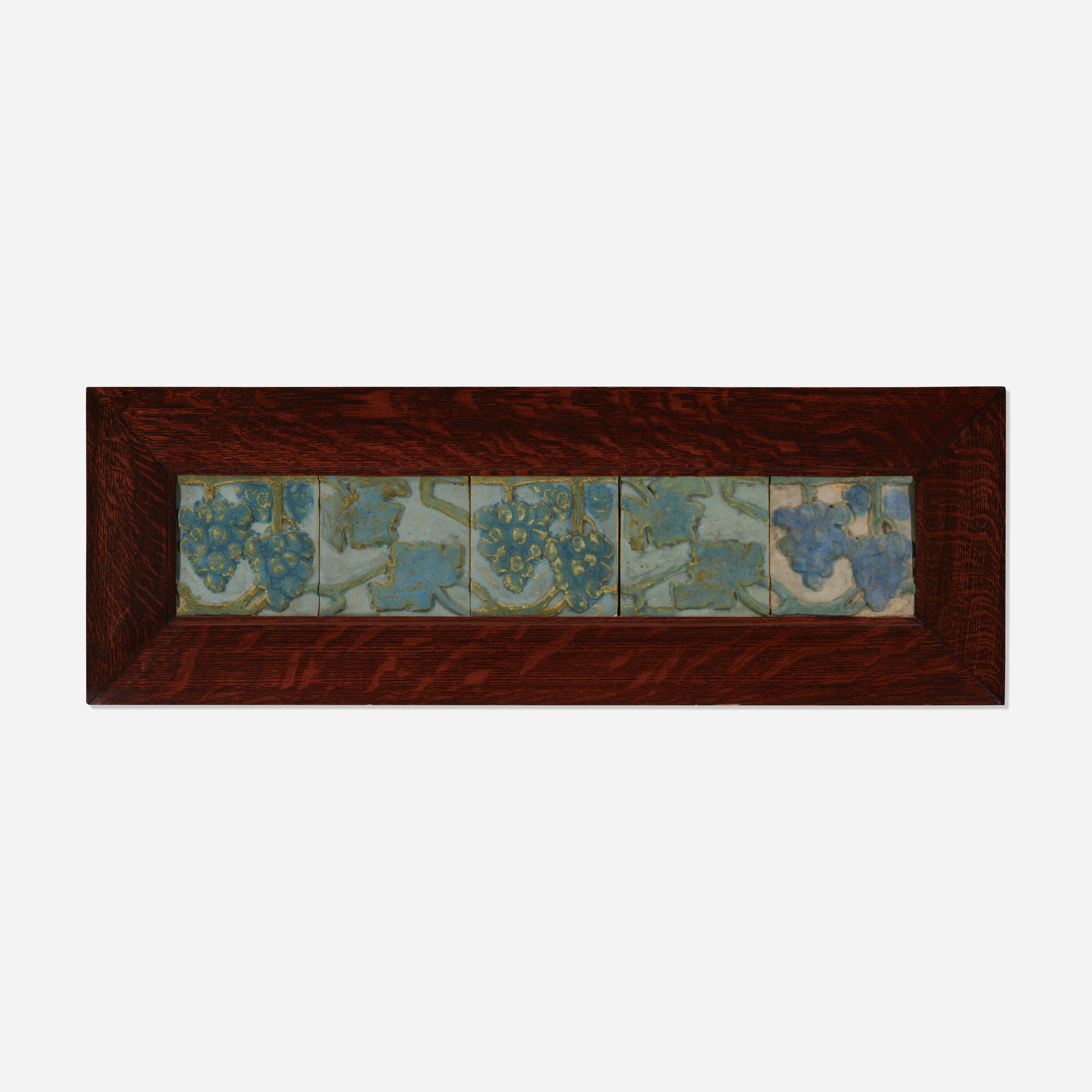 Rookwood Pottery | Five-tile frieze with grapevines (Circa 1910 ...