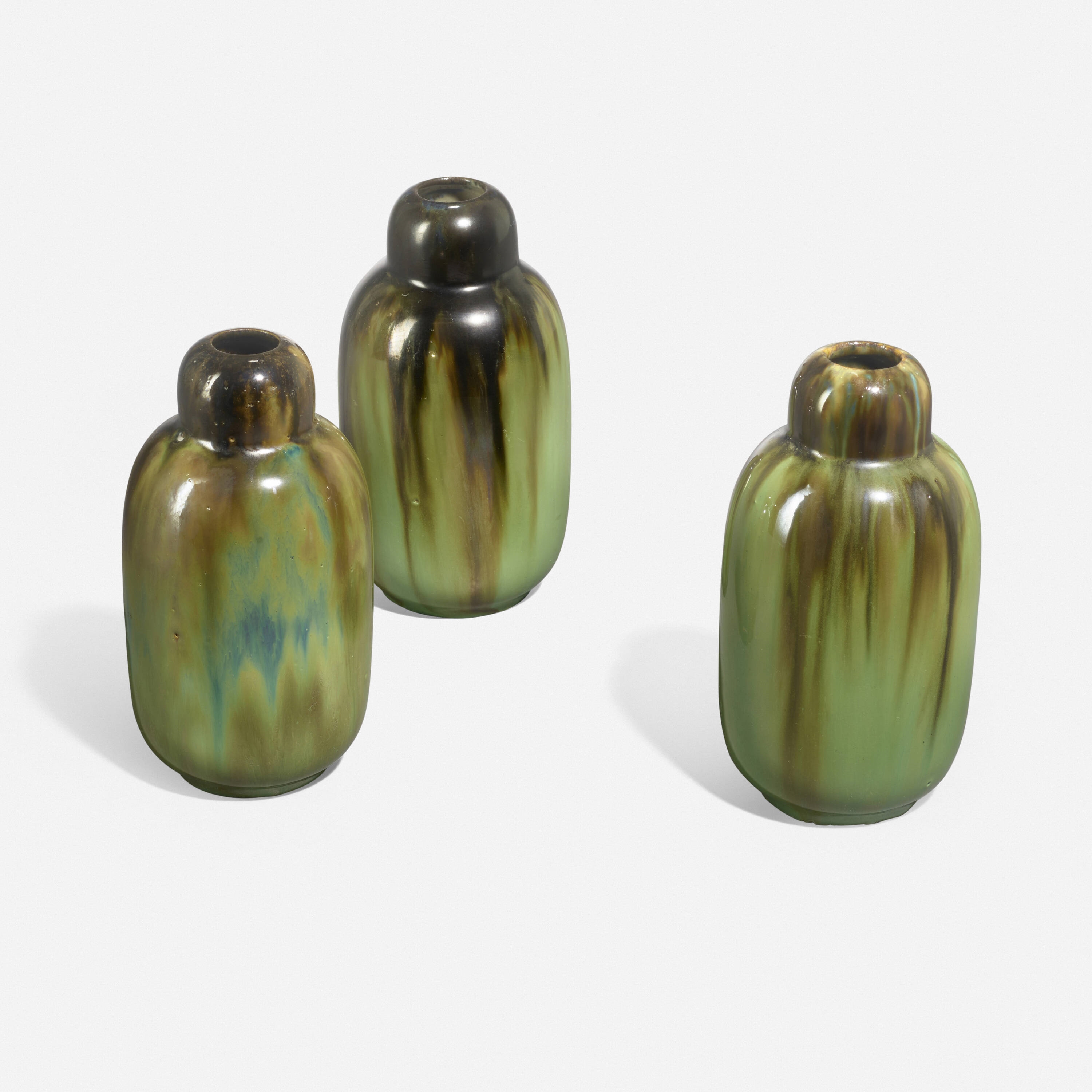 Fulper Pottery Company | Collection of three double-gourd vases | MutualArt