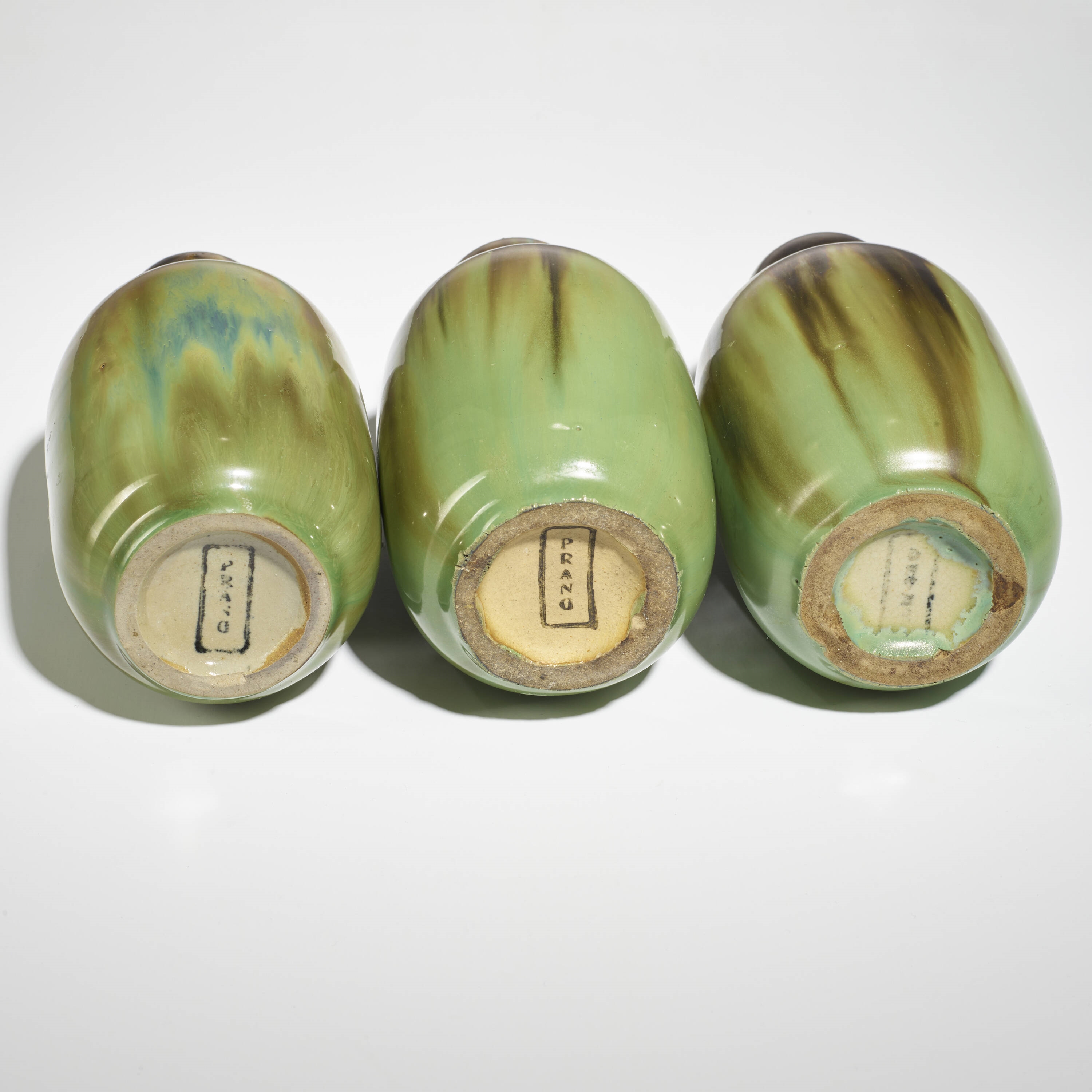 Fulper Pottery Company | Collection of three double-gourd vases | MutualArt