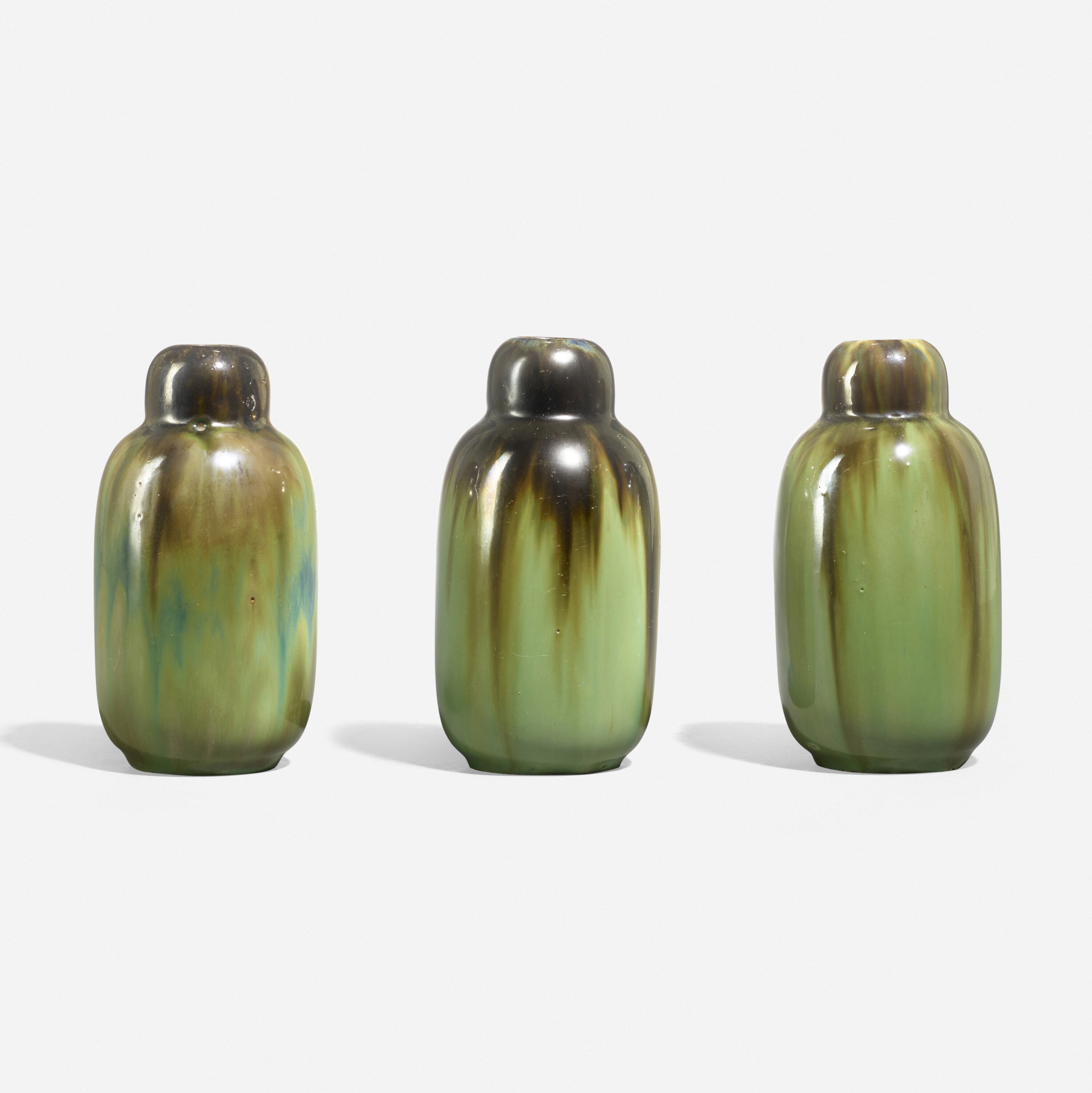 Fulper Pottery Company | Collection of three double-gourd vases | MutualArt