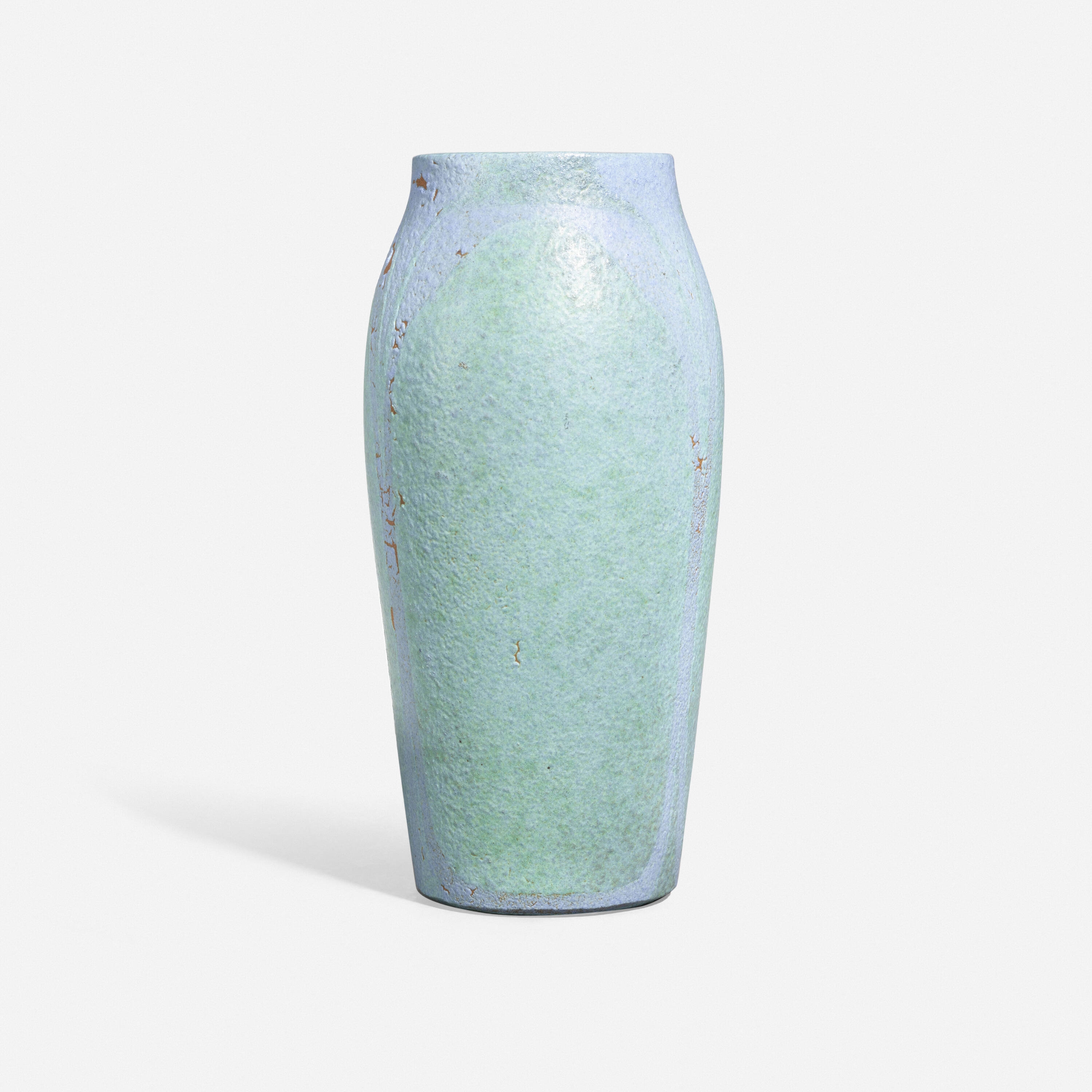 Zark Pottery | Vase with alternating floral and panel design (Circa ...
