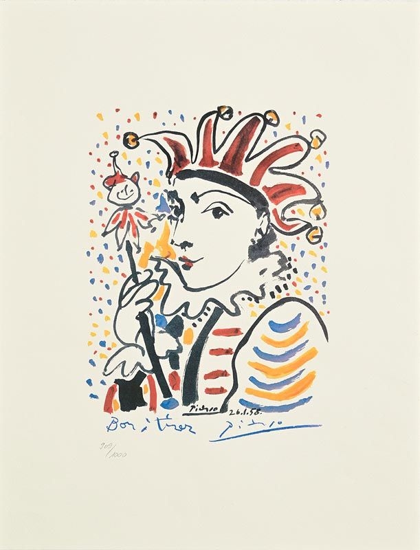 Pablo Picasso | The Jester c.1980's | MutualArt