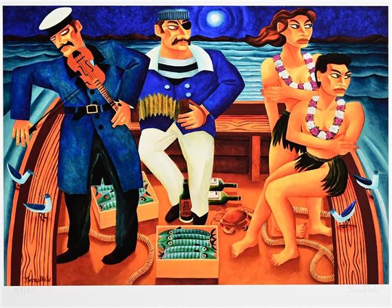 Graham Knuttel | The Moonlight Party | MutualArt