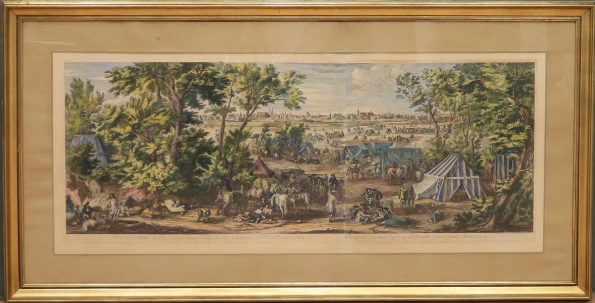 Adriaen Fransz Boudewyns | Las tropas de Luis XIV acampando en las ...
