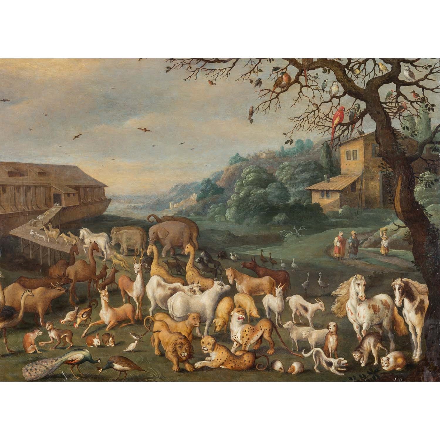 Frederick Bouttats the Elder | Entry of the Animals into Noah's Ark ...