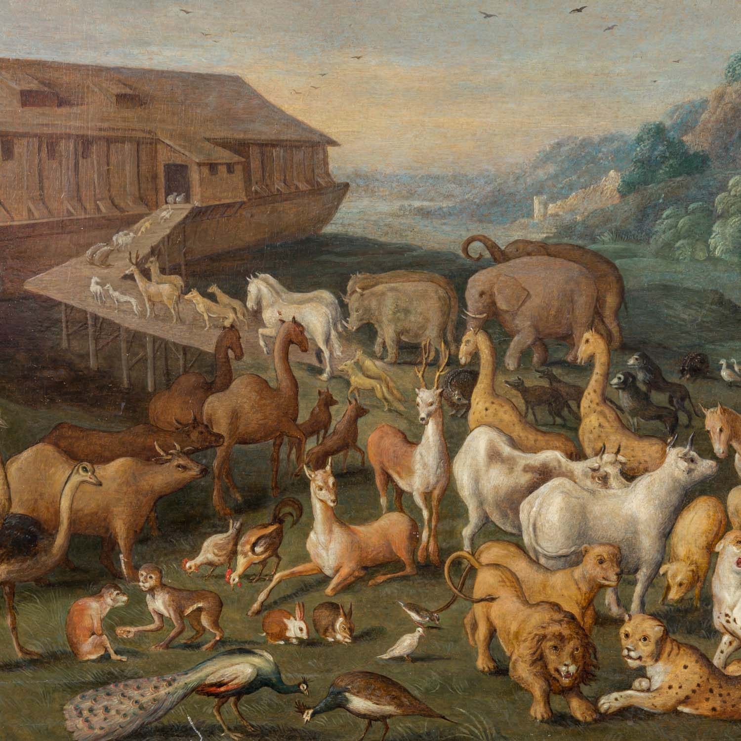 Frederick Bouttats the Elder | Entry of the Animals into Noah's Ark ...