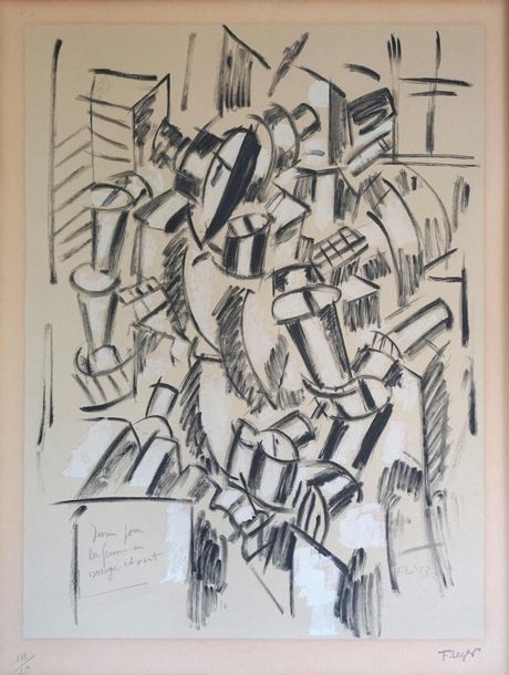 Fernand Léger | Drawing for Woman in Red and Green | MutualArt