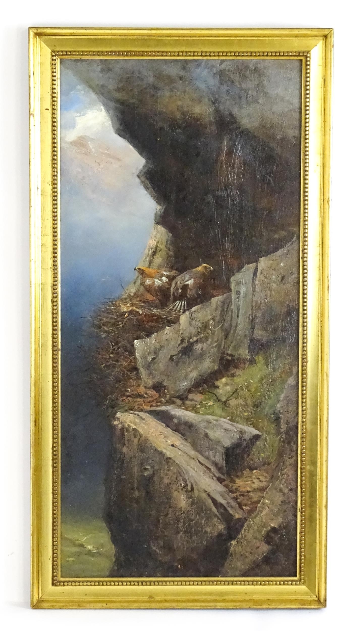 Josiah Wood Whymper | Eagles nesting in eyrie | MutualArt