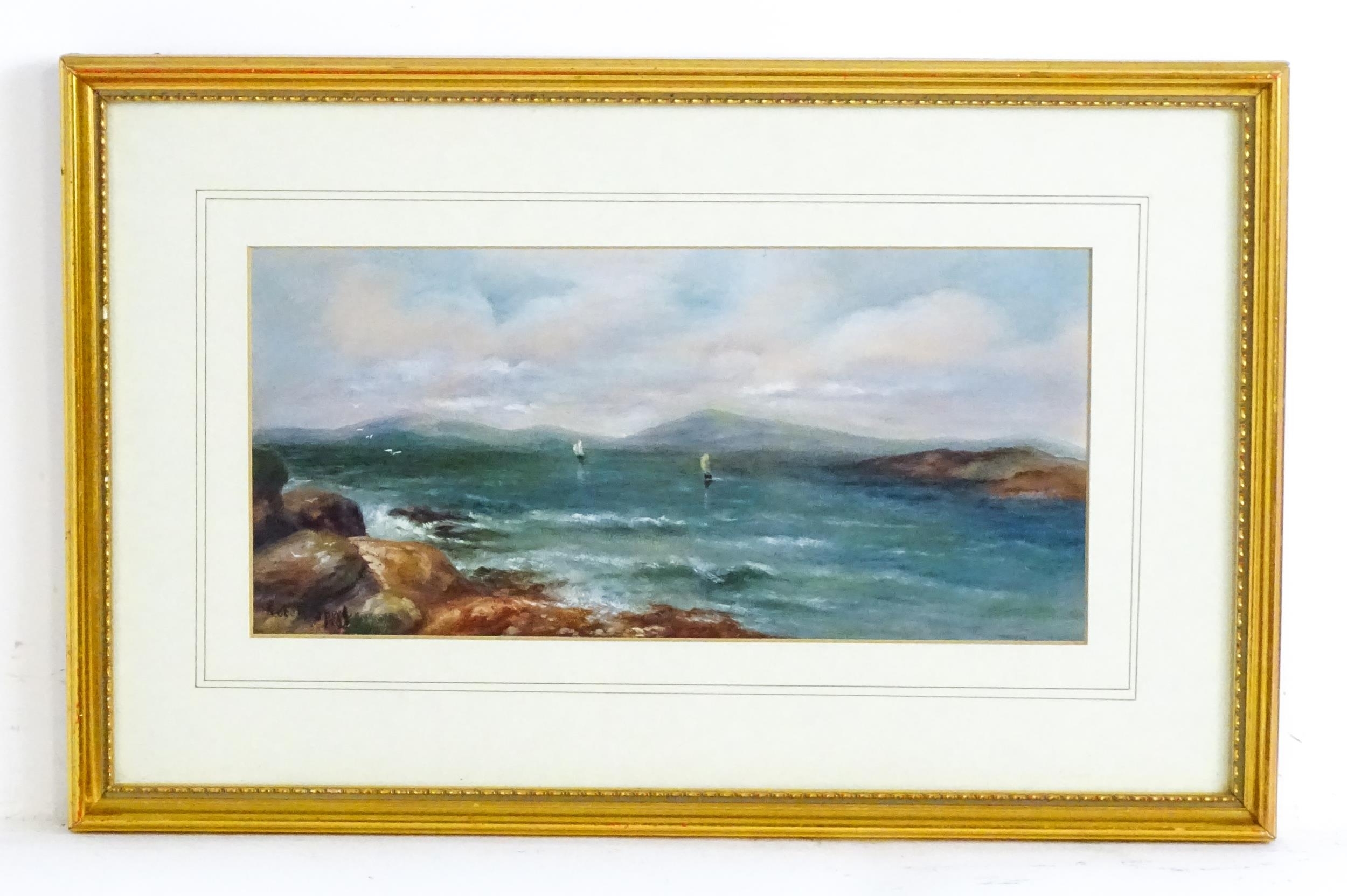 Robert Speed | A coastal scene with sailing boats | MutualArt