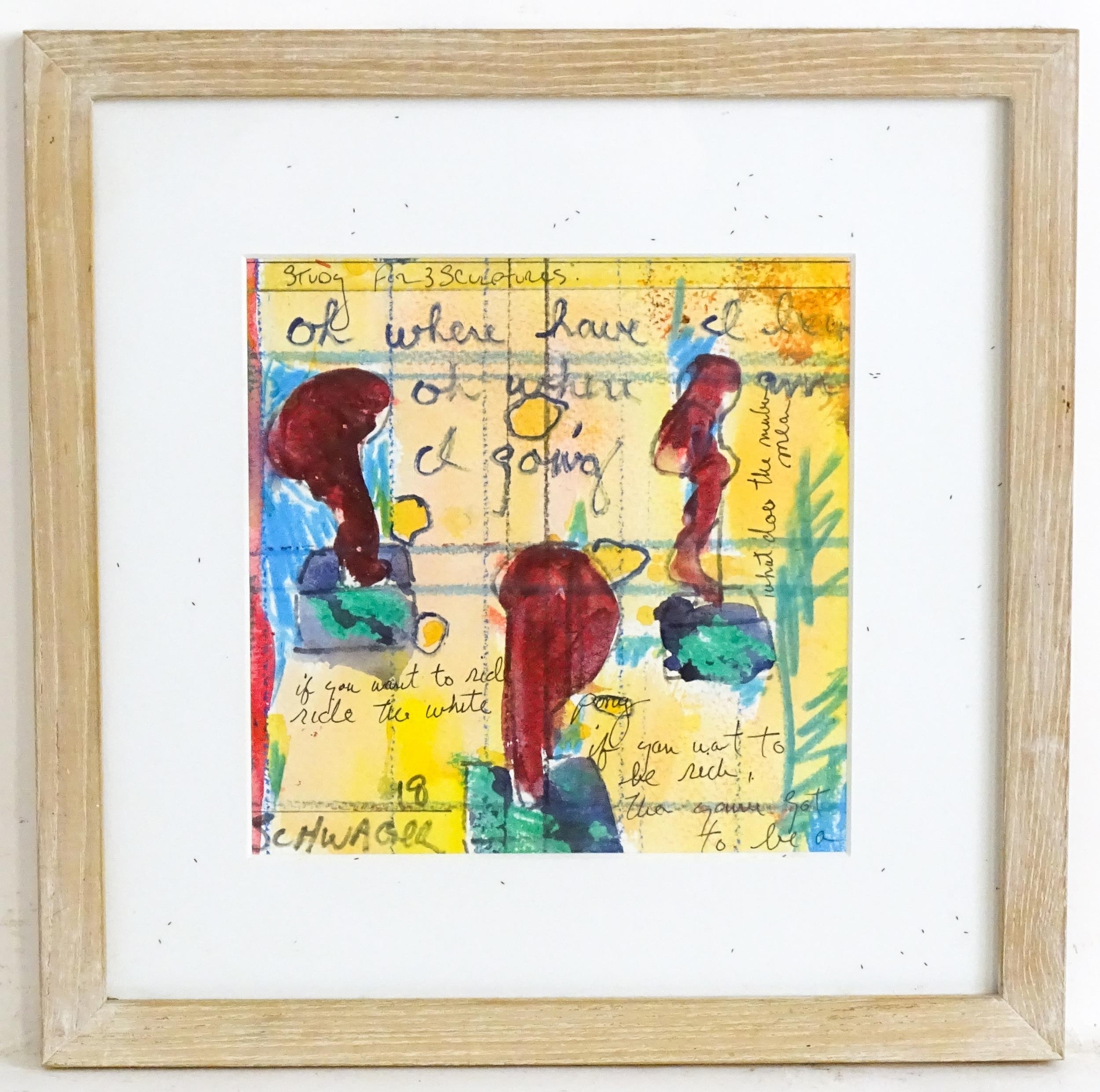 Scott Schwager | Study for Three Sculptures (20th Century) | MutualArt