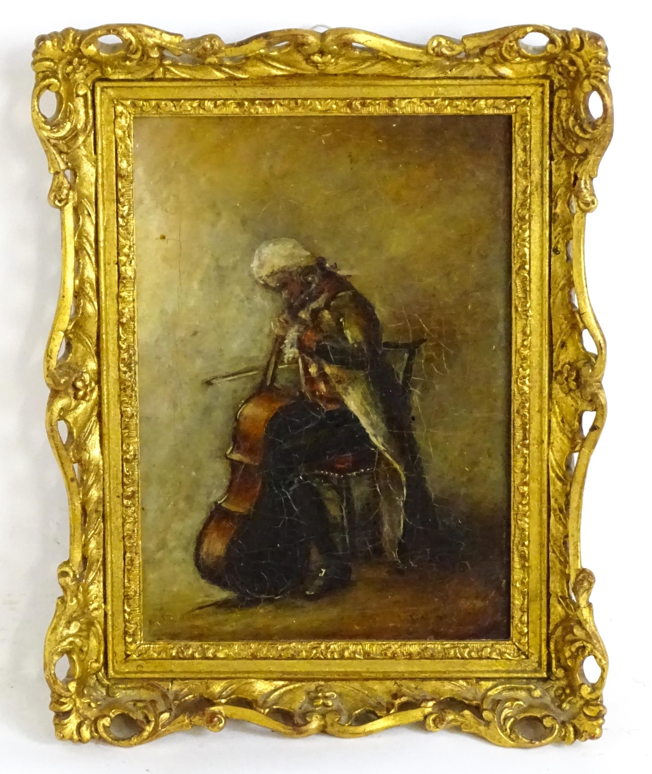 Florence Pash | The Cellist, A portrait of a seated musician playing ...