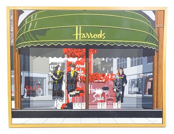 M. Collins | Harrods Window Display | MutualArt