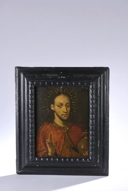 Flemish School, 16th Century | FLEMISH SCHOOL Late 16th century Christ as Salvator Mundi Oil on ...