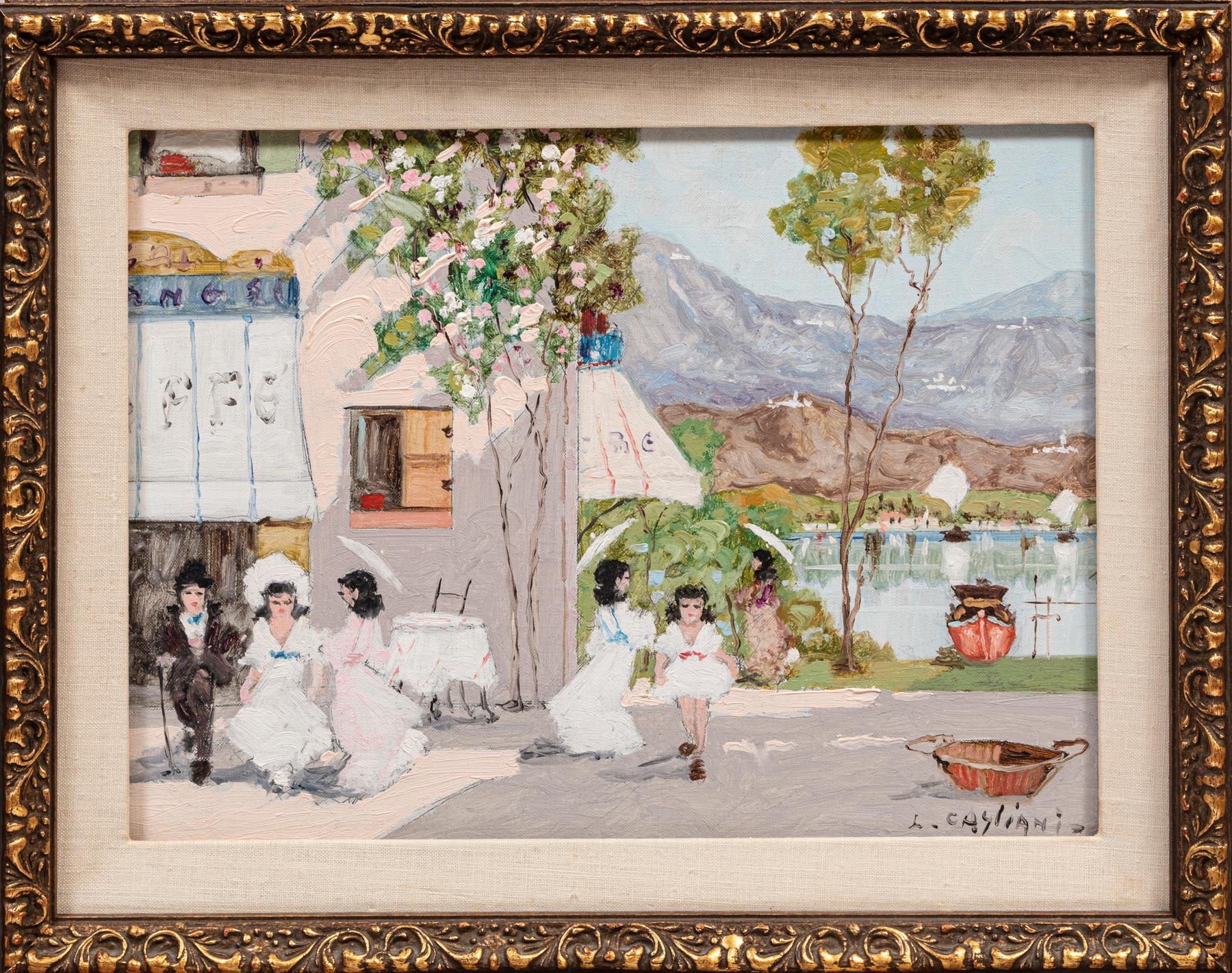 Luigi Cagliani | Harbor Promenade | MutualArt