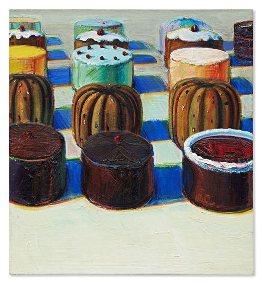 Wayne Thiebaud | Various Cakes (1981) | MutualArt