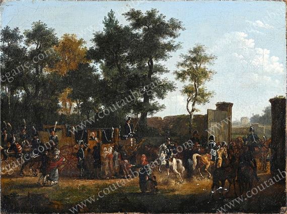 French School, 19th Century | Arrival of King Louis XVIII | MutualArt
