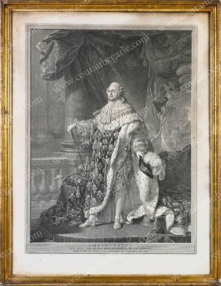 Antoine Francois Callet | Portrait of King Louis XVI in full coronation ...