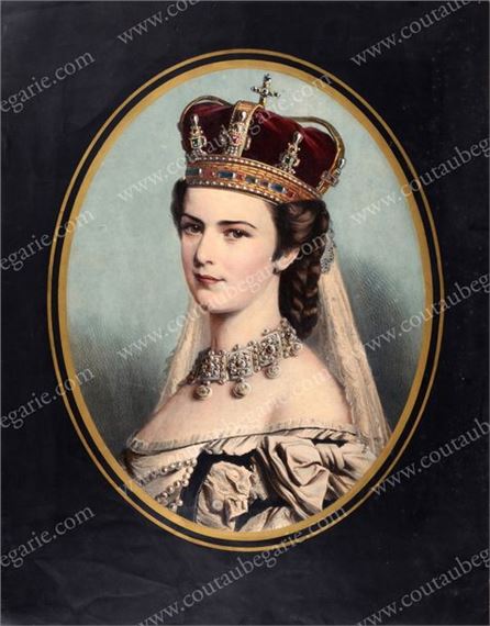 Foreign School 19th Century | Portrait of Queen Elisabeth of Hungary ...