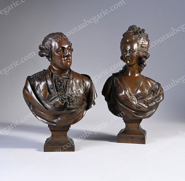 French School, 19th Century | KING LOUIS XVI AND QUEEN MARIE-ANTOINETTE ...