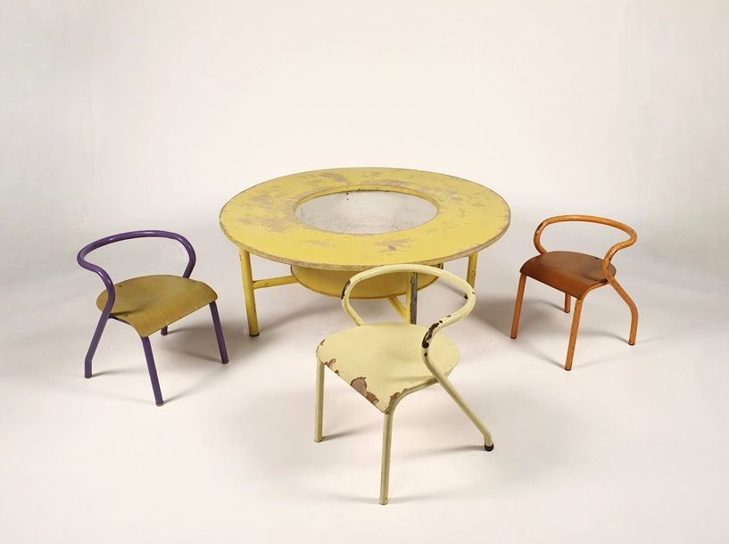 Jacques Hitier | Very rare kindergarten TABLE (Circa 1950) | MutualArt