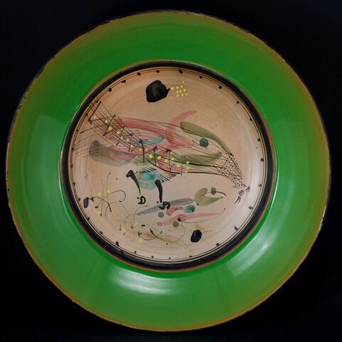 Gilbert Portanier | Large wall-mounted PLATE | MutualArt