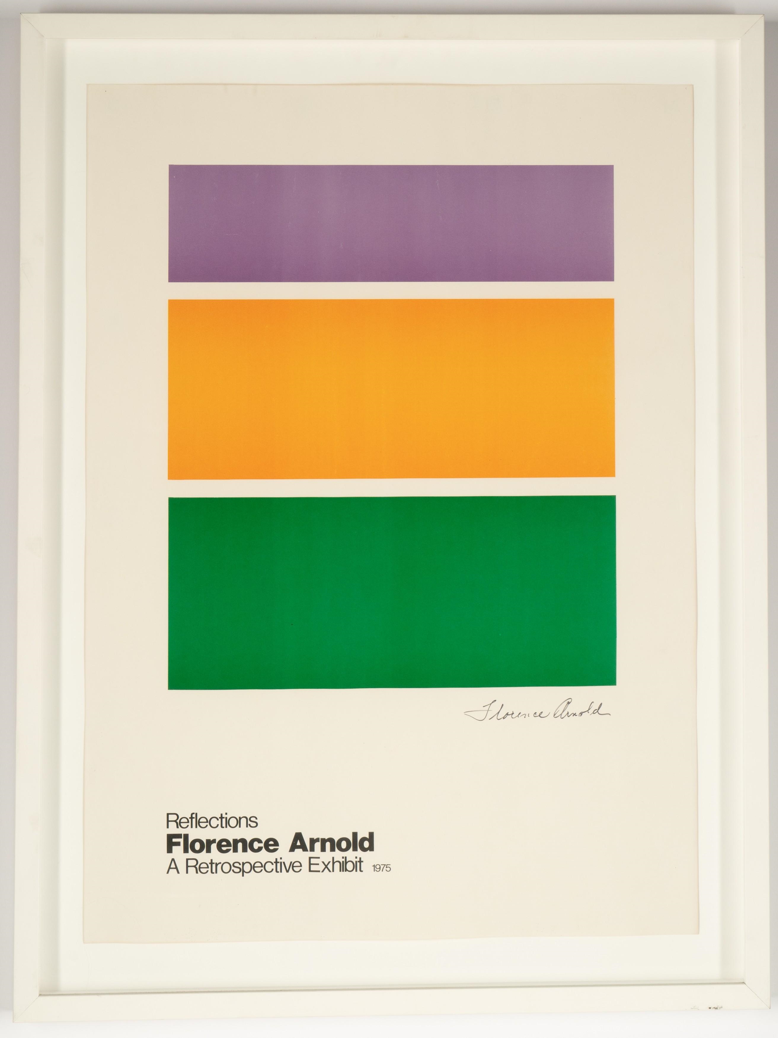 Florence Arnold | Florence Arnold Retrospective Exhibit Signed Poster ...