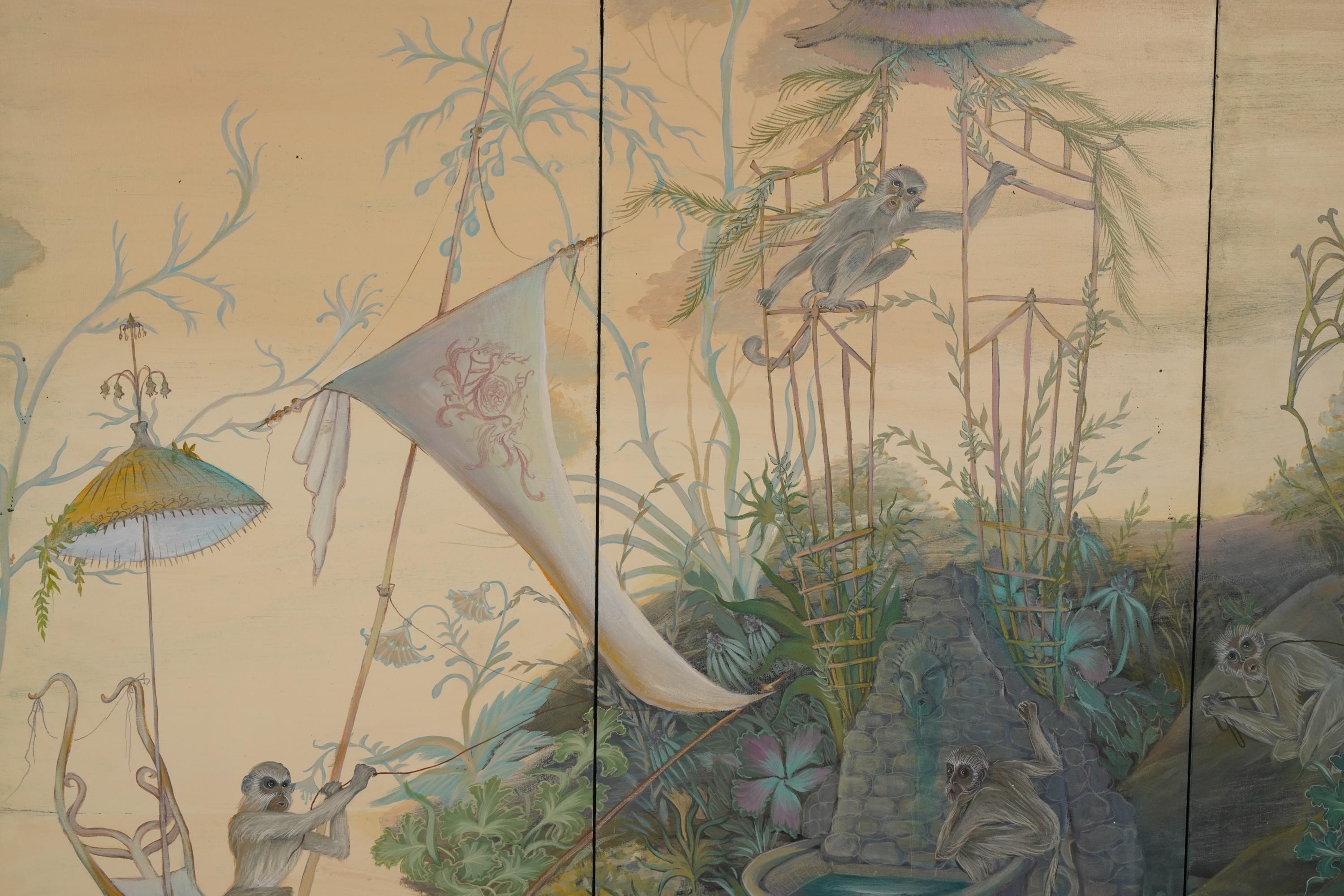 Gustavo Novoa | Gustavo Novoa (B. 1941): Landscape Screen | MutualArt