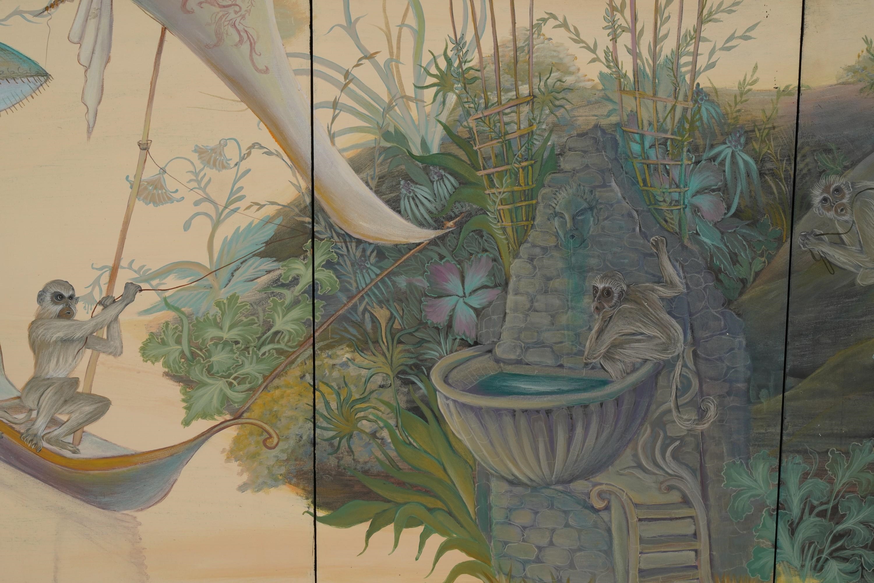 Gustavo Novoa | Gustavo Novoa (B. 1941): Landscape Screen | MutualArt