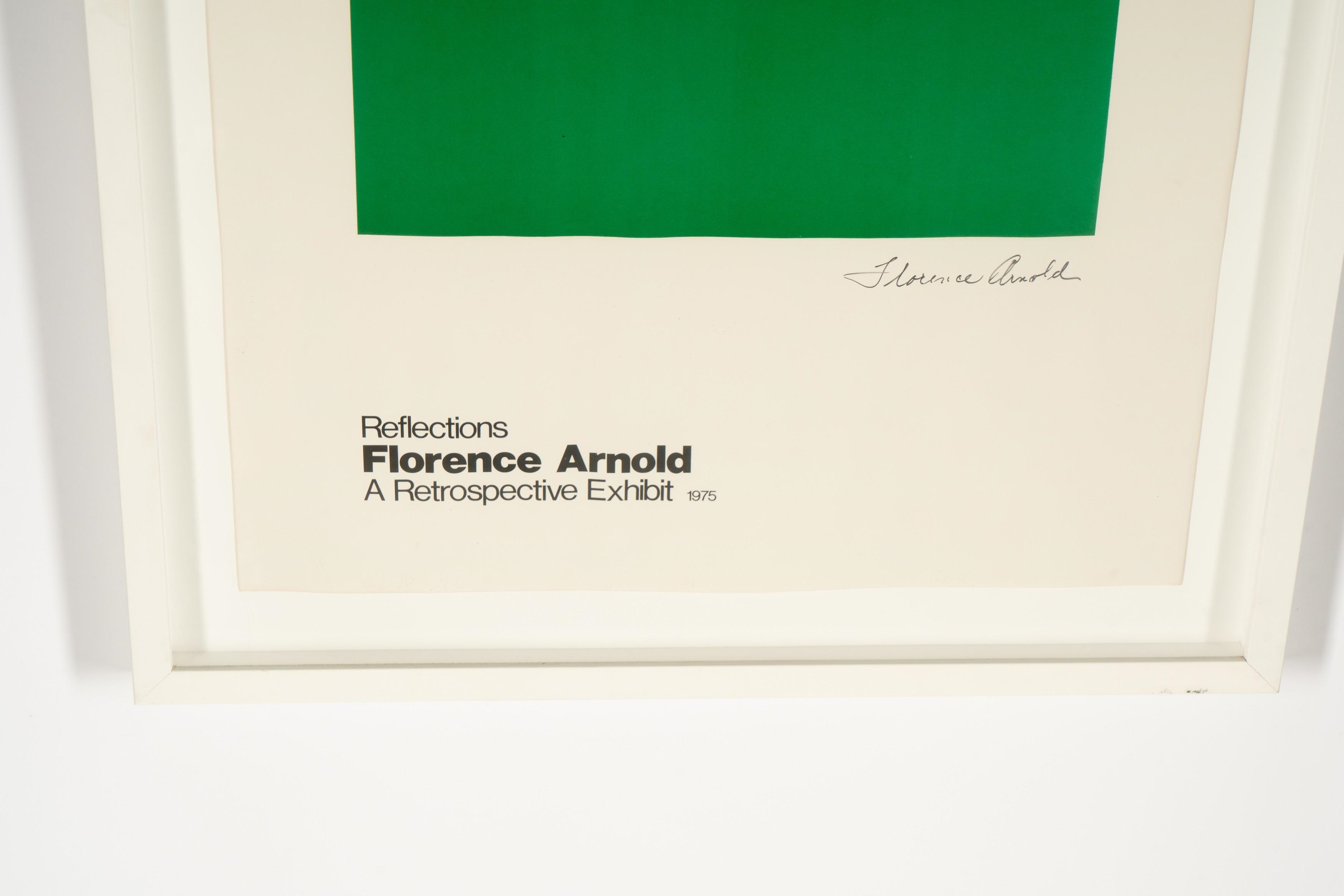 Florence Arnold | Florence Arnold Retrospective Exhibit Signed Poster ...