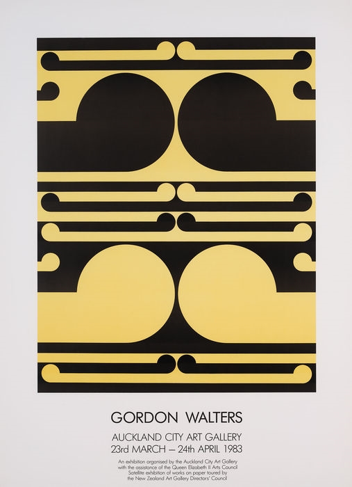 Gordon Walters | Auckland City Art Gallery Exhibition Poster | MutualArt