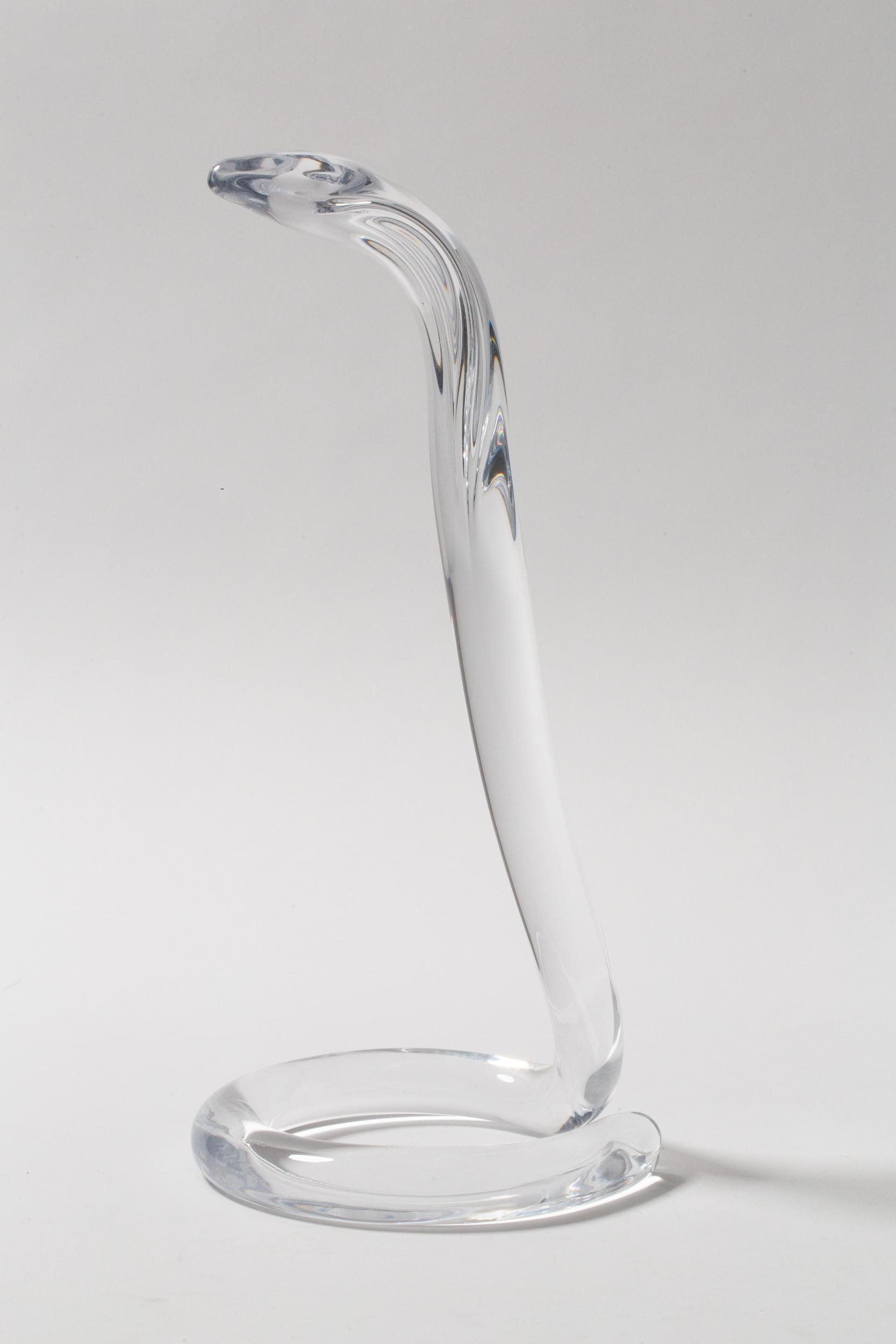 Daum Frères | Daum Glass Cobra Figure | MutualArt