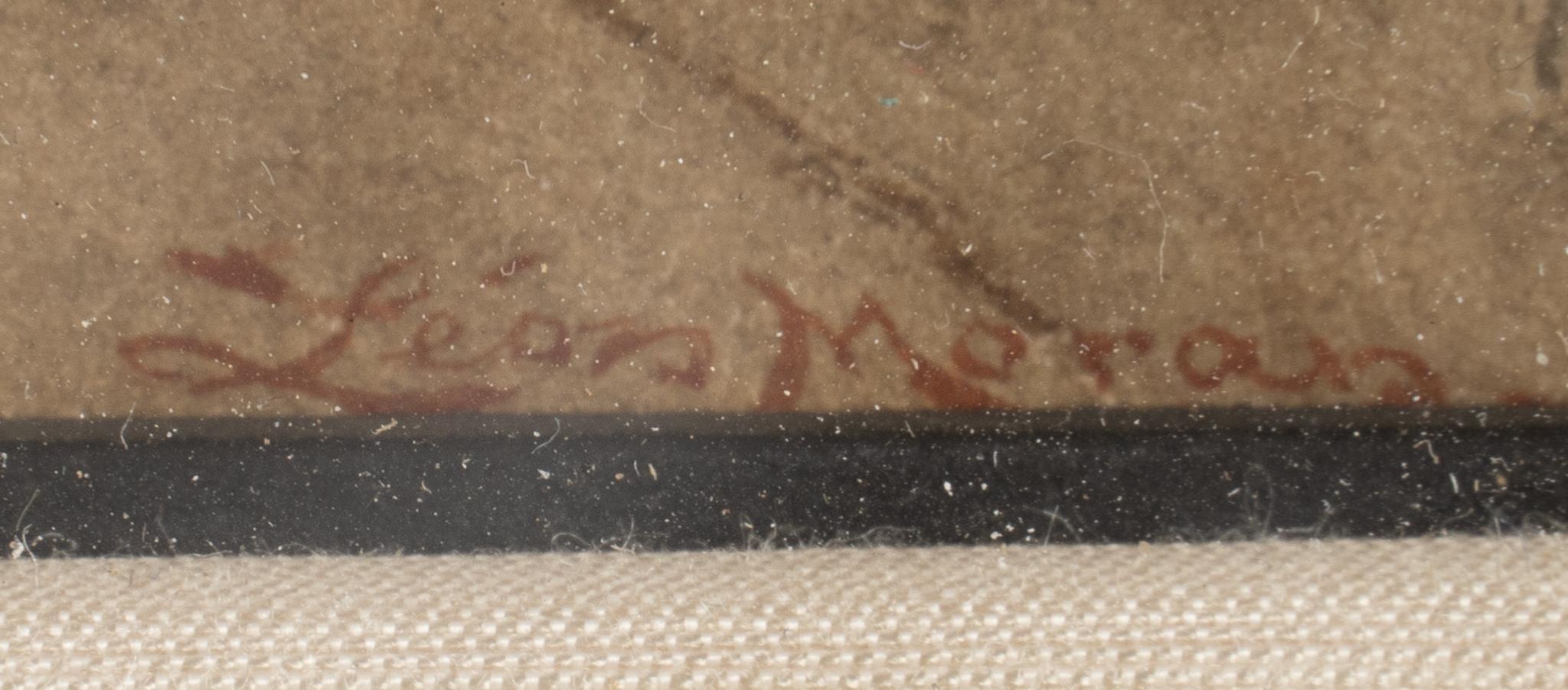 Leon John Moran | Interior Scene with Gentlemen | MutualArt