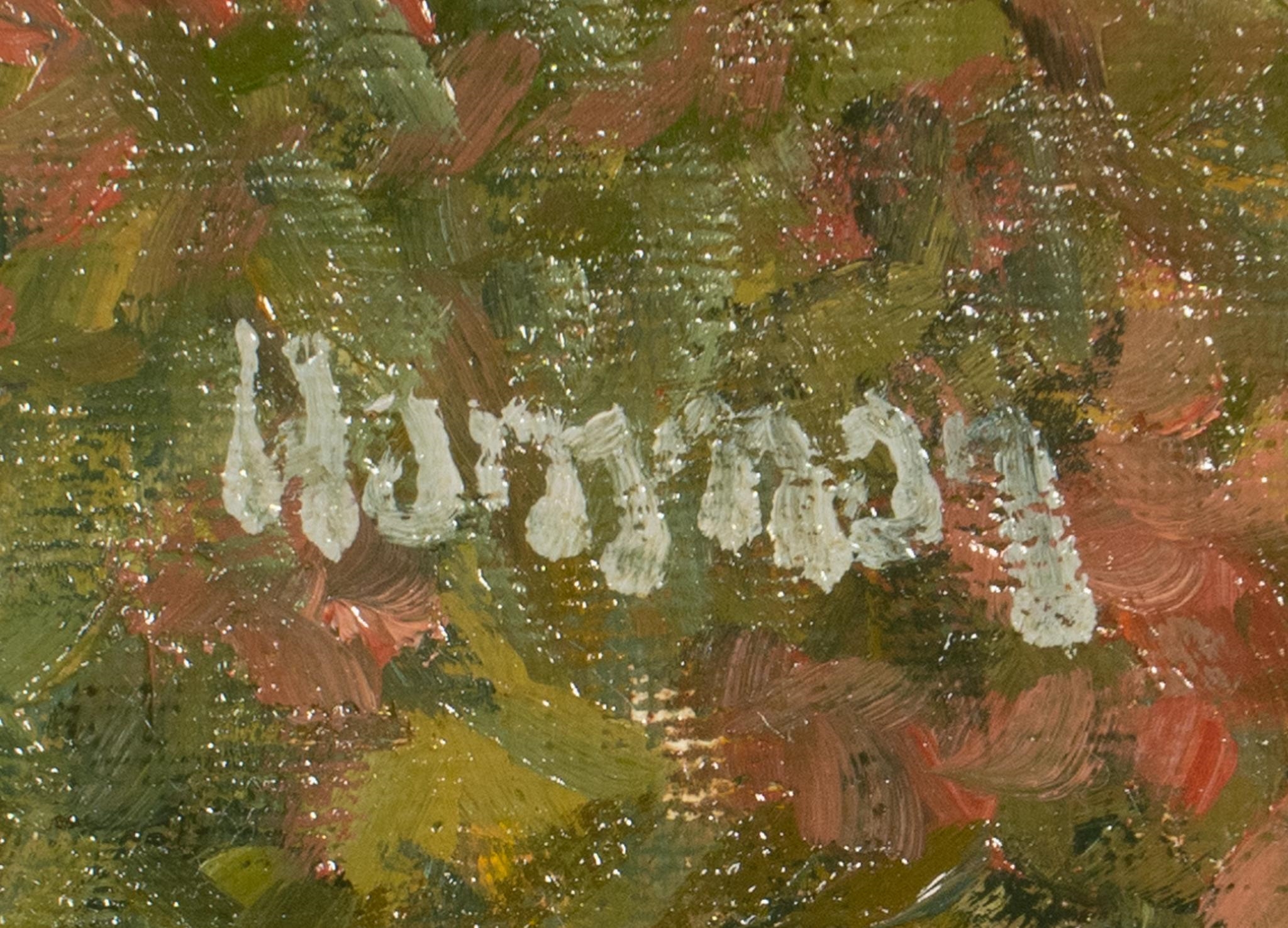 Robert Hamman | Mother and Child in Garden | MutualArt