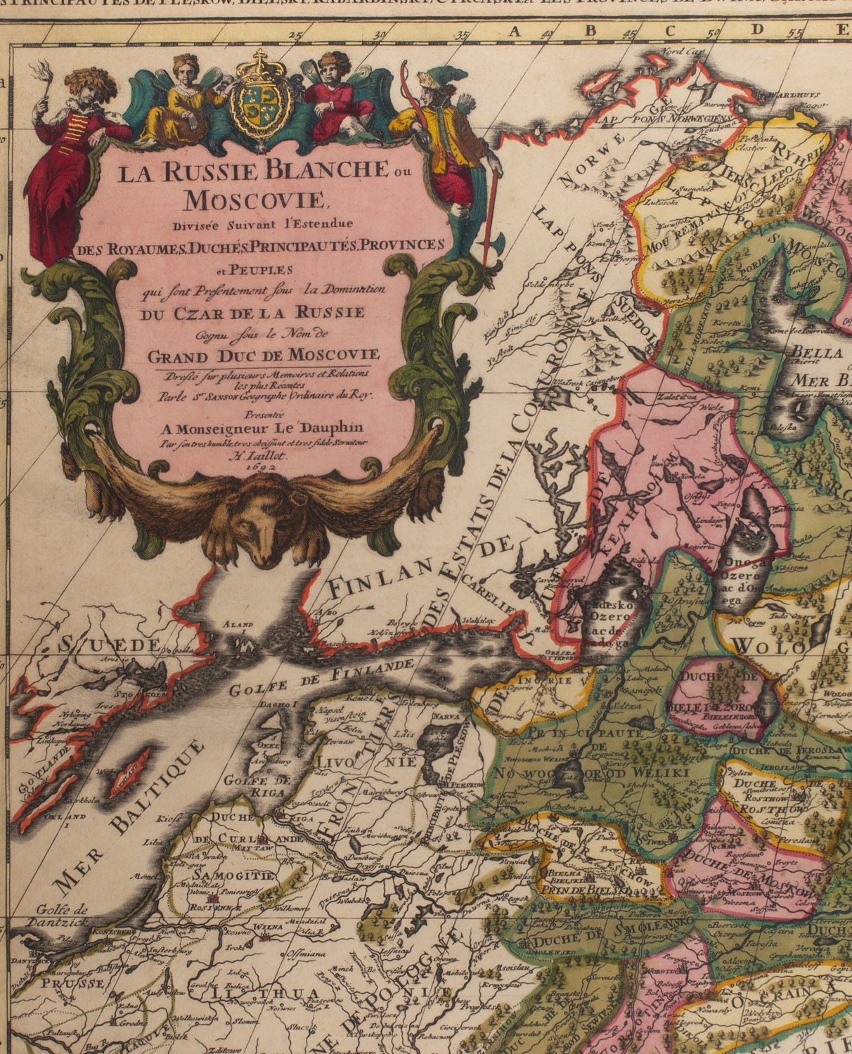 Nicolas Sanson | Map of the Russian Empire | MutualArt