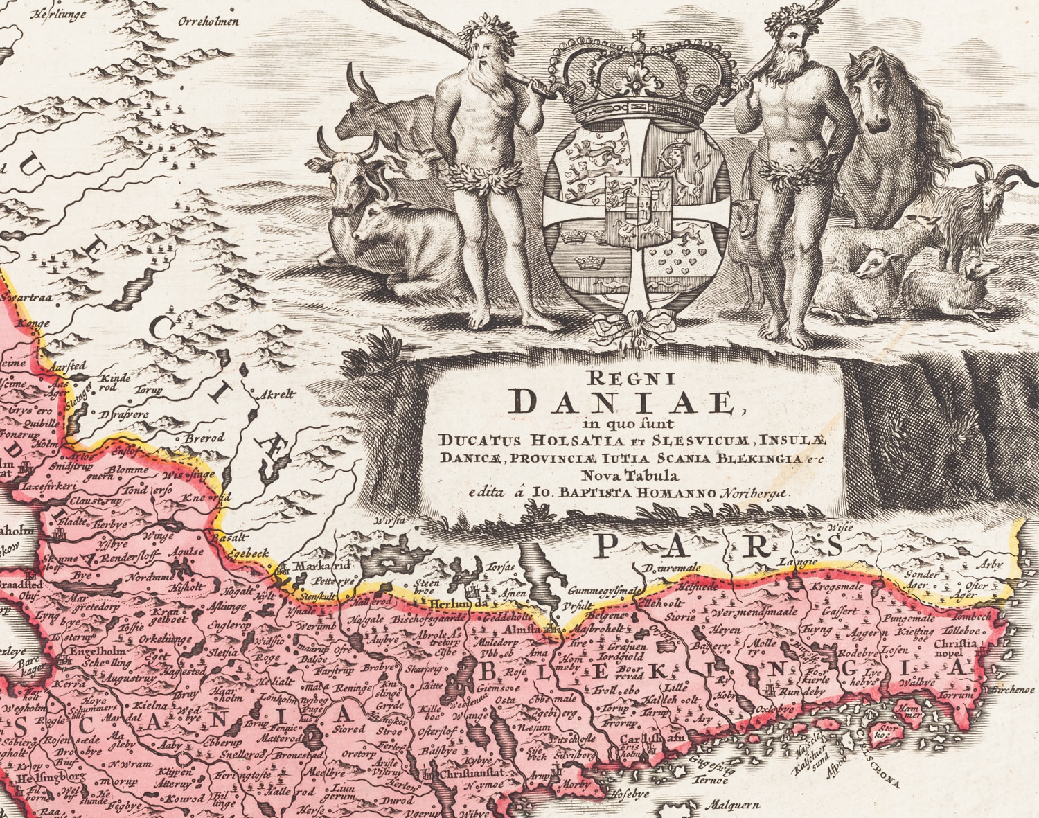 Johann Baptist Homann | Map of Denmark (1720) | MutualArt