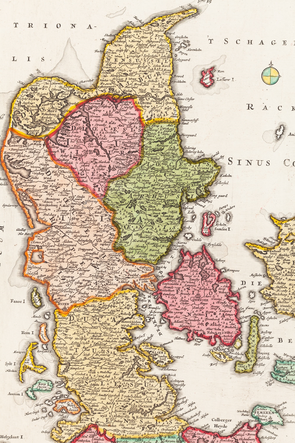 Johann Baptist Homann | Map of Denmark (1720) | MutualArt