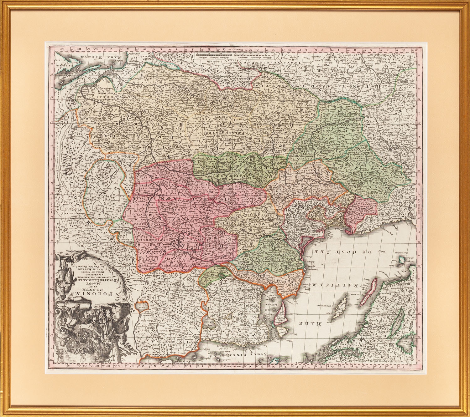 Georg Matthäus Seutter | Map of Poland (1740) | MutualArt