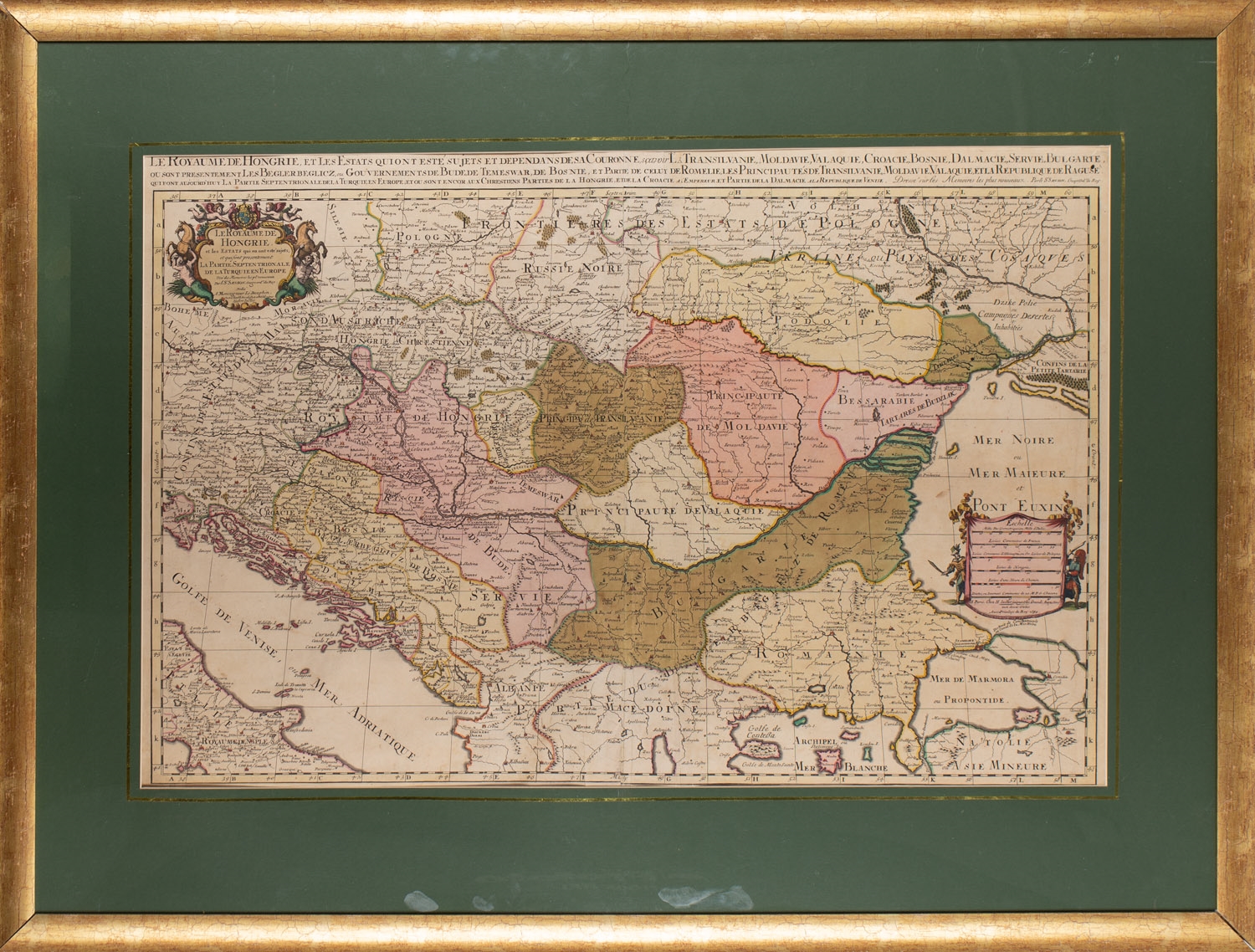 Nicolas Sanson | Map of Hungary and the Balkans | MutualArt