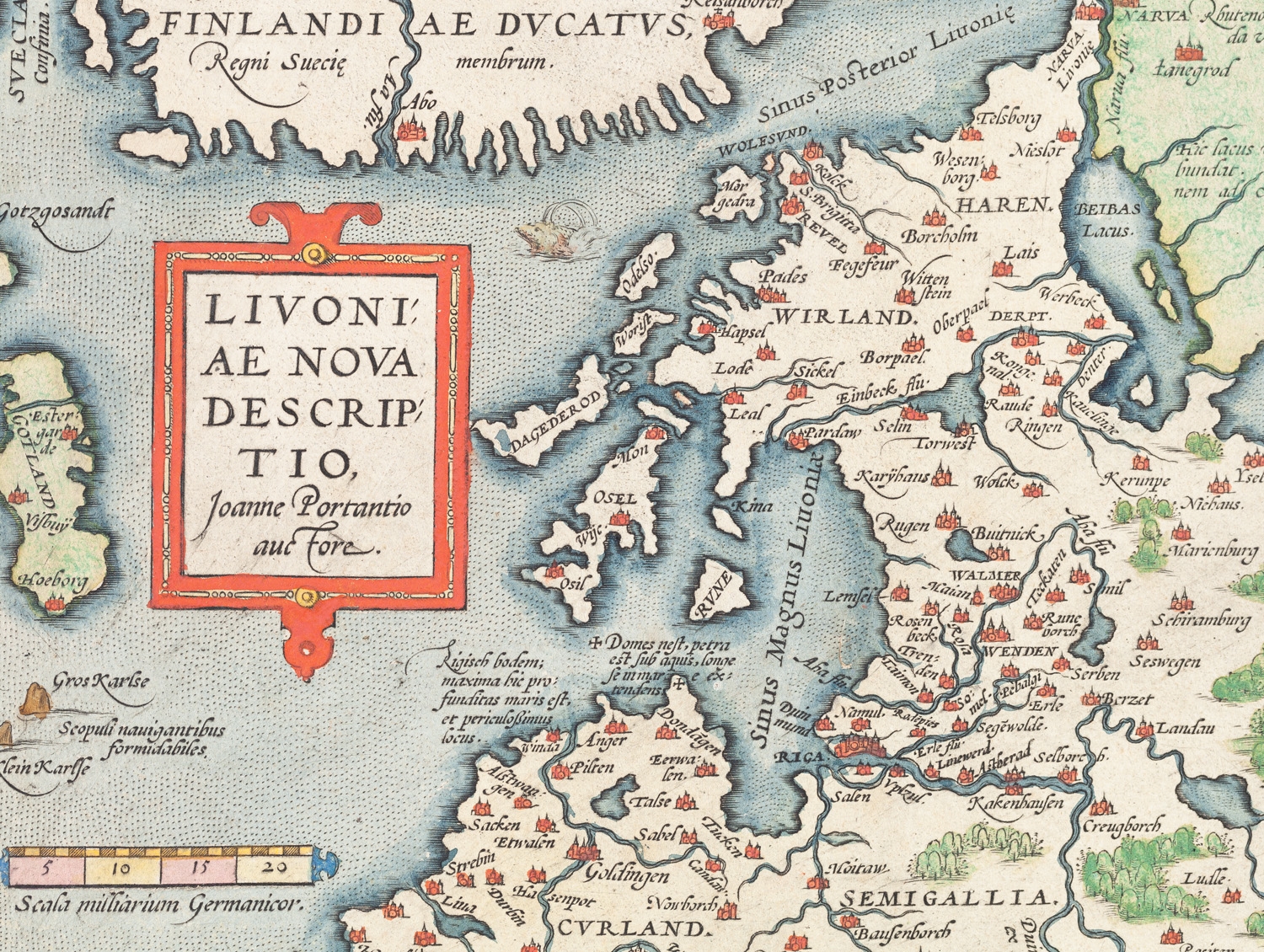 Abraham Ortelius | Ortelius’ Maps of the Southern Coasts of the Baltic ...