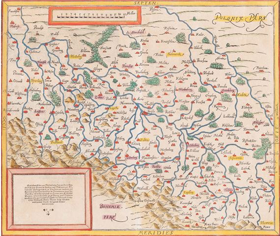 Sebastian Münster | Map of Silesia (1550) | MutualArt