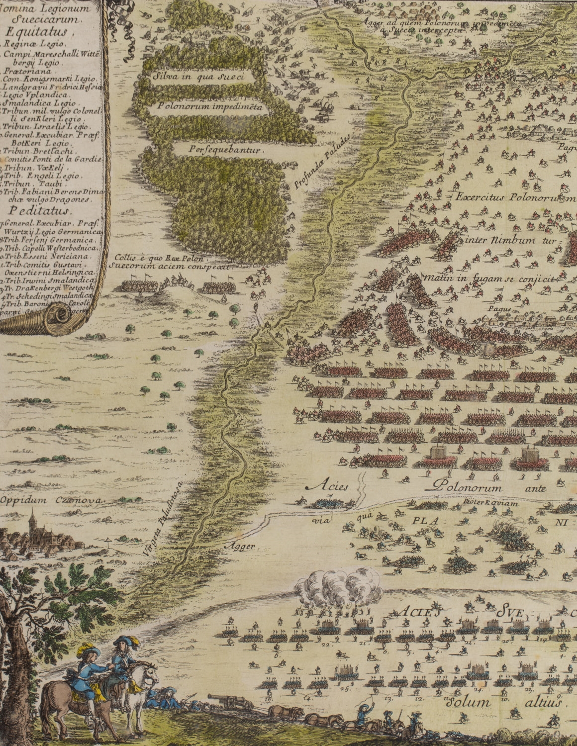 Erik Dahlbergh | Battle of Zarnow during the Swedish Deluge (1696 ...