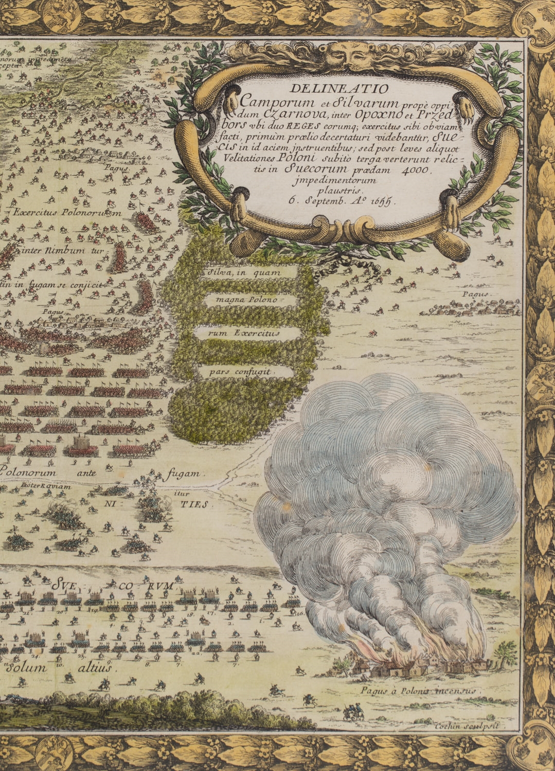 Erik Dahlbergh | Battle of Zarnow during the Swedish Deluge (1696 ...