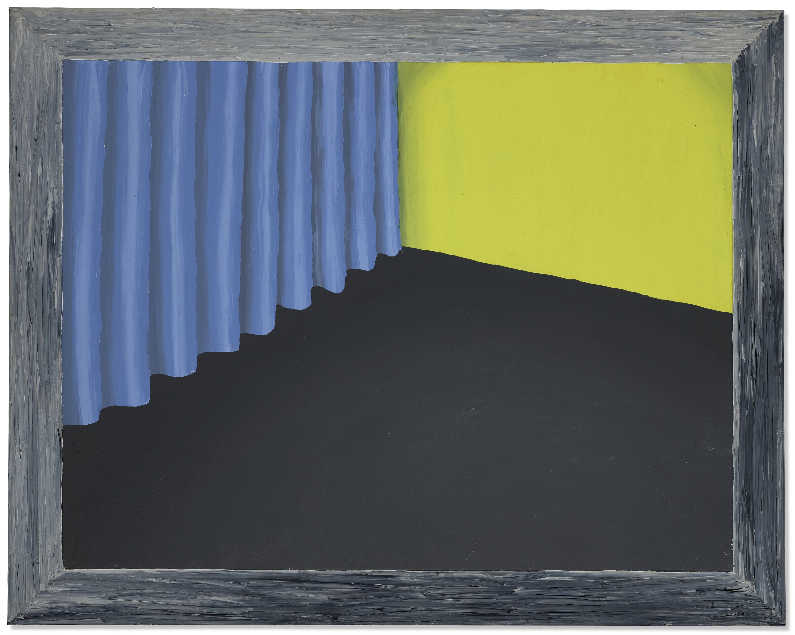Jedd Garet | Interior with Blue Curtain (1979) | MutualArt