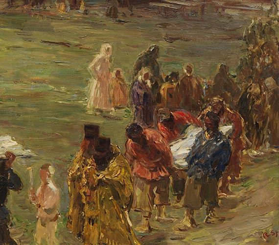 Robert Hermann Sterl | Prozession in Russland (1920) | MutualArt