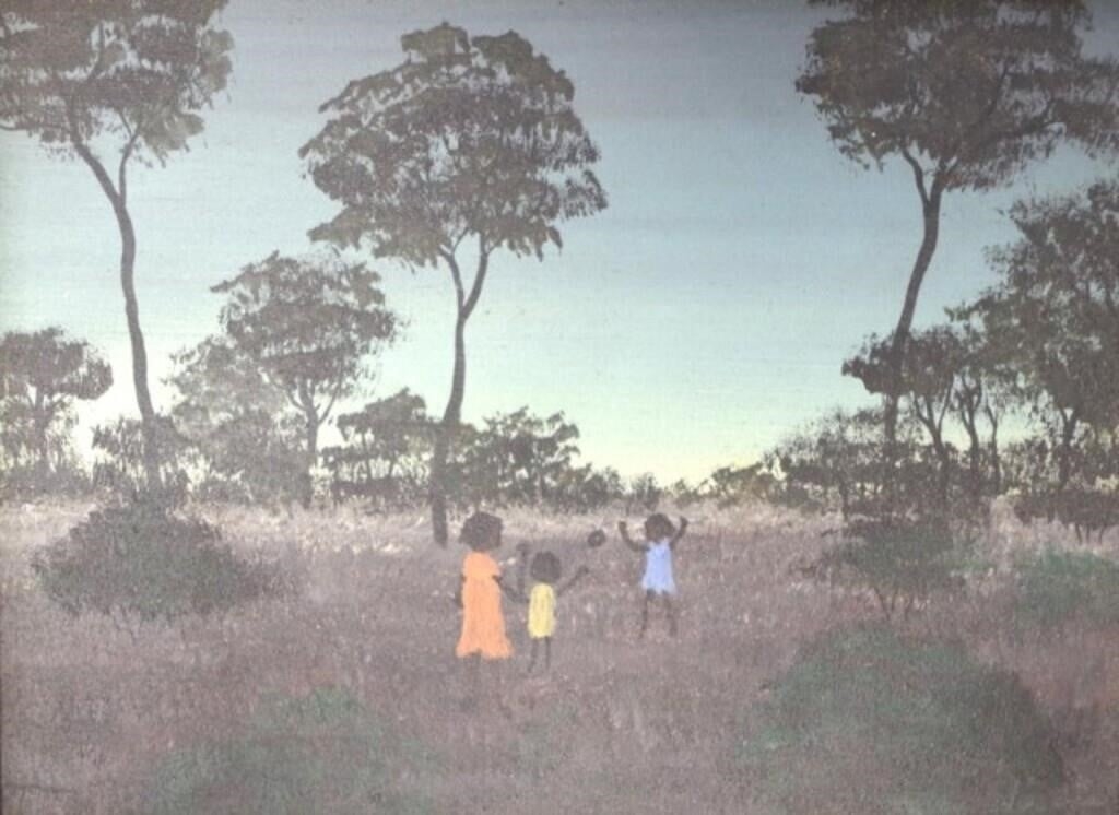 Ray Crooke | 'Children Playing' | MutualArt