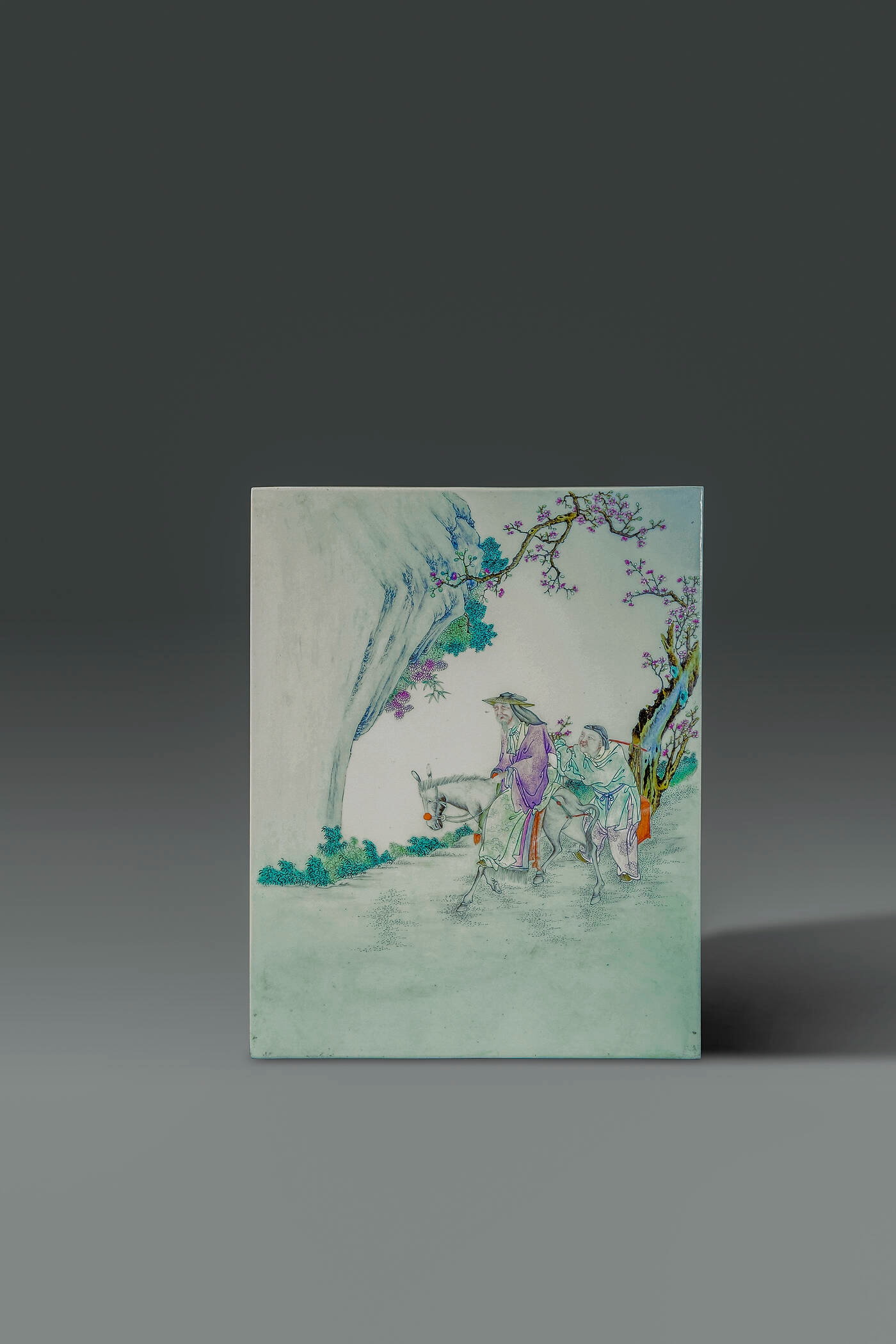 Chinese School, 20th Century | Characters and horse | MutualArt